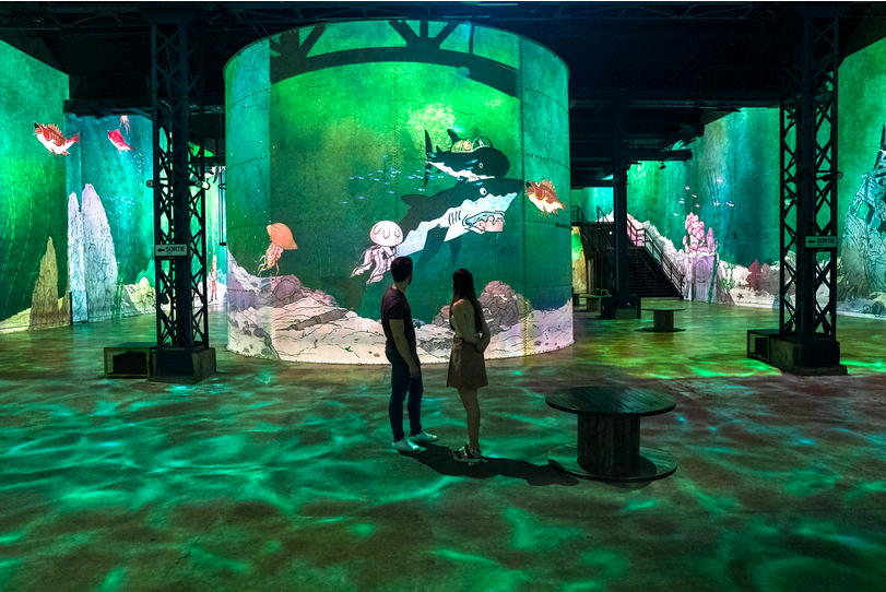 Expo Tintin, l'aventure immersive en famille à l'Atelier des Lumières ...