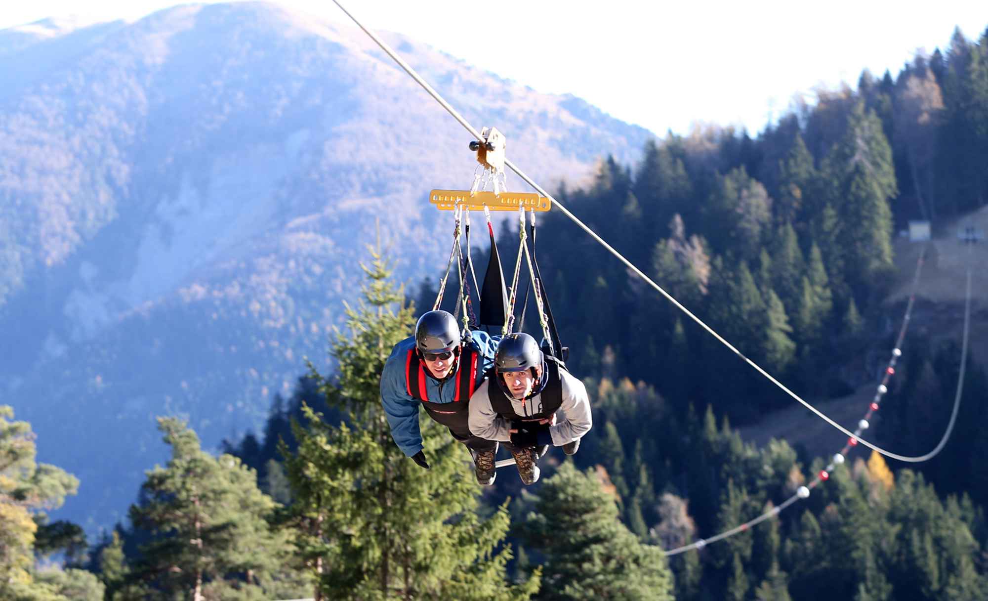 La Tyrolienne de La Colmiane : plus grande tyrolienne de France dans ...
