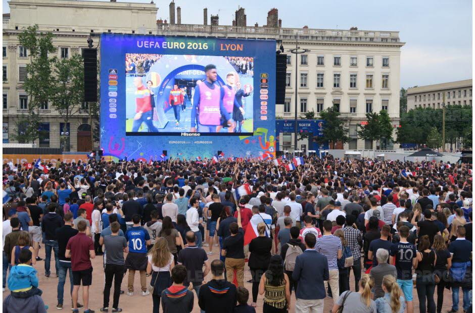 Fan Zone de l'Euro 2016 à Lyon : retransmission de matchs de foot et ...