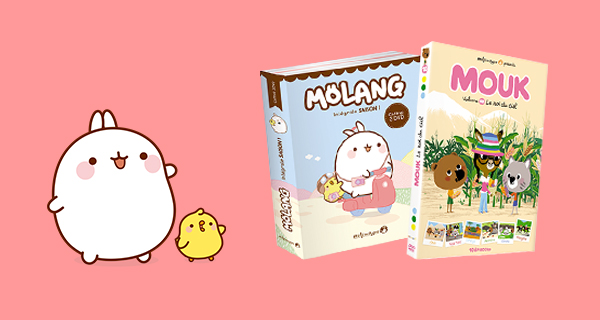 Gagnez des DVD Mouk Vol.1 ou l'intégrale de la saison de 1 de Molang ...
