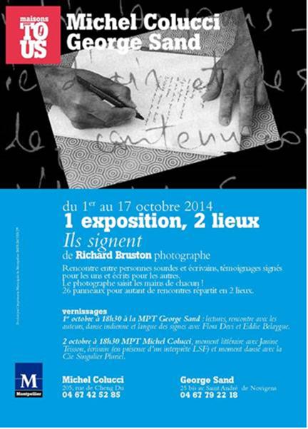 Expo "Ils signent" par Richard Burston : expo photo aux MPT Michel ...