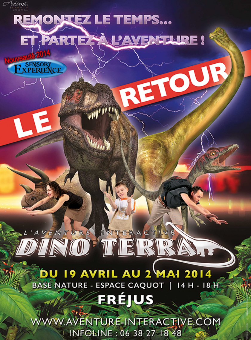 Dino Terra : attraction-spectacle sur les dinosaures pour toute la ...