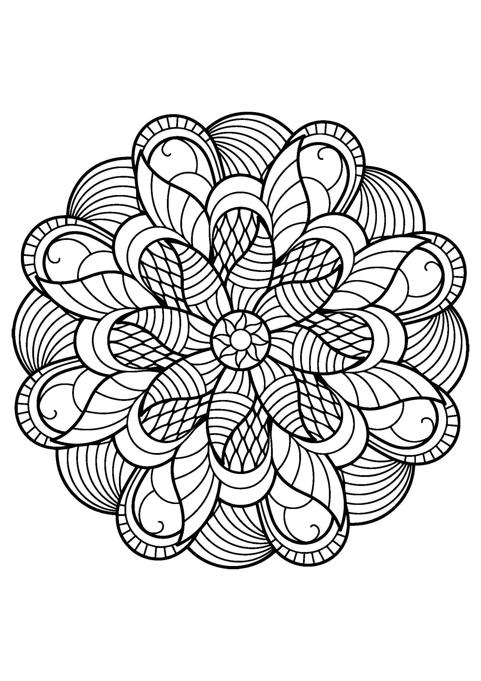 10 coloriages de mandalas classiques pour ado - Citizenkid