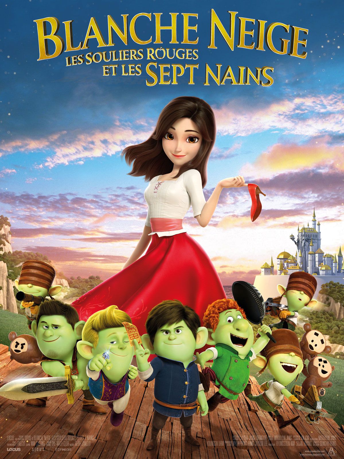 Blanche Neige, les souliers rouges et les 7 nains : film animations ...