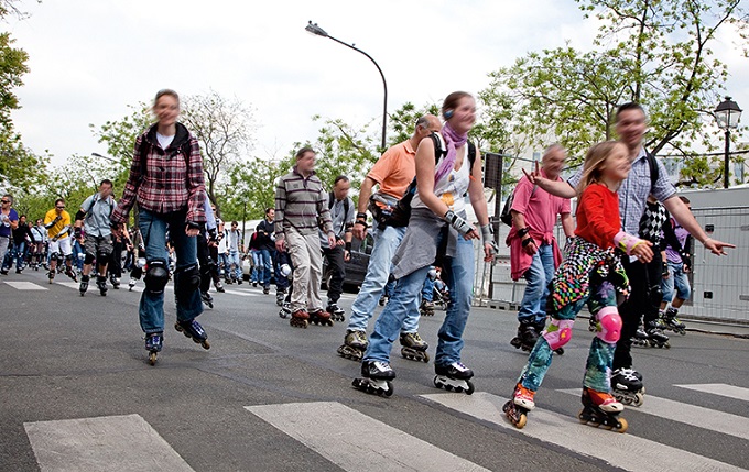 Rando des familles en roller à Bordeaux avec Air Roller, balade avec ...
